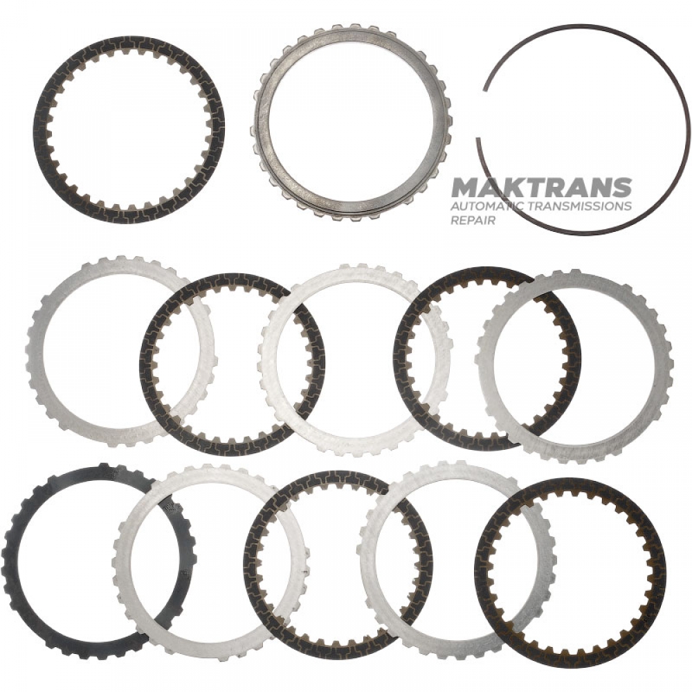 Friction and steel plate kit A Clutch ZF 8HP70 8HP55A 8HP65A (5 ...