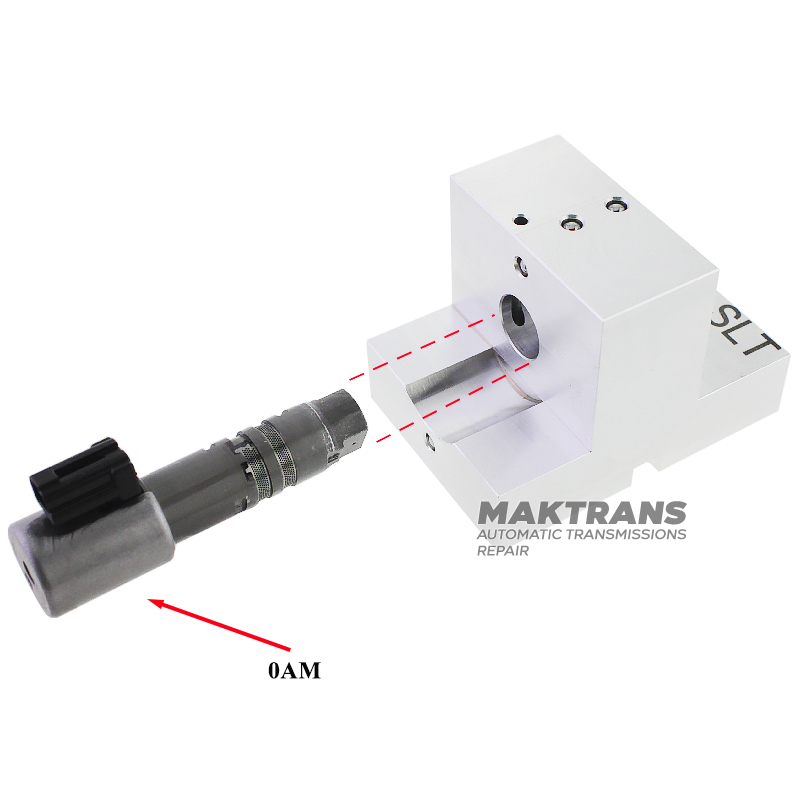 Adapter for testing solenoids Line Pressure (SLT) UA80E UA80F UB80E ...