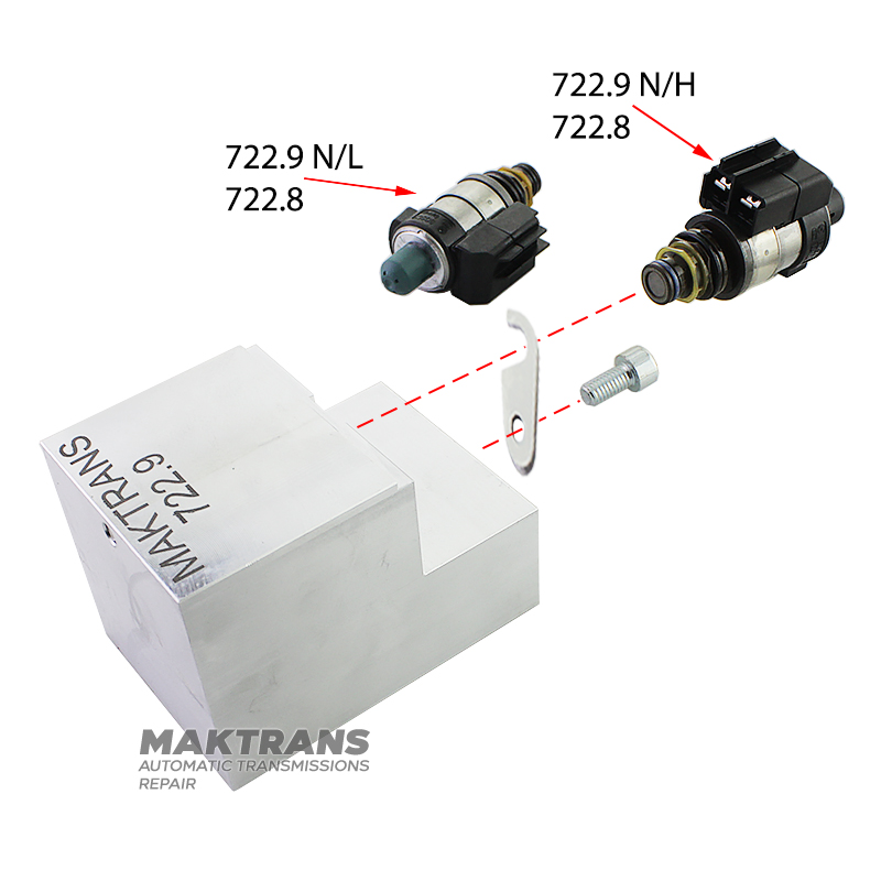 Adapter for testing solenoids 722.9 from MAKTRANS-TOOLS – Buy Now for ...